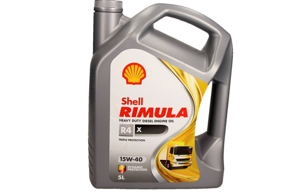 SHELL 15W40 5L RIMULA R4 X - Shell motorolie - Industri Kemi ApS