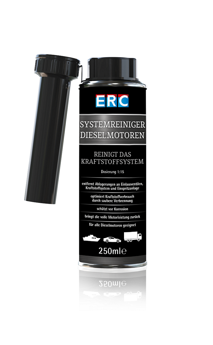 ERC Diesel Systemrens - 250 ml - Additiver - Industri Kemi ApS