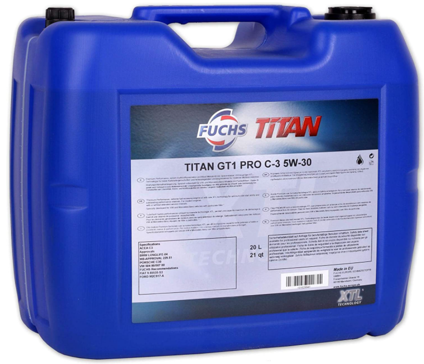 TITAN GT1 PRO C-3 5W30 LL - 20 Liter - Motorolie - Industri Kemi ApS