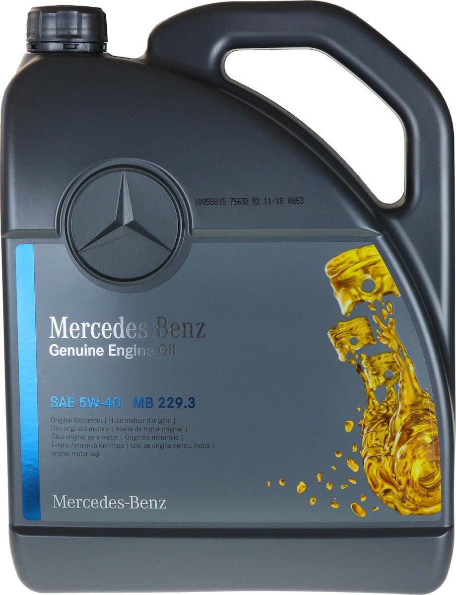 Mercedes MB 229.3 5W40 - 5 L - Original Mercedes-Benz motorolie ...
