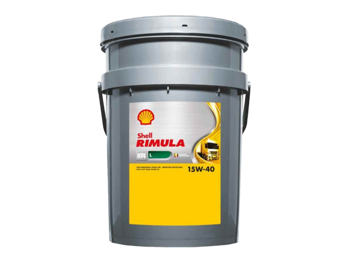Shell Rimula R4 L 15w40 - 20 L - Motorolie - Industri Kemi ApS